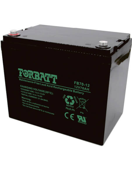 Forbatt 12V 70AH AGM Battery – Pro-Stage.co.za
